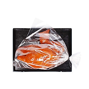 ECOOPTS Oven Bags Cooking Roasting Bags for Chicken Meat Ham Seafood Vegetable - 20 Bags (10 x 15 IN)