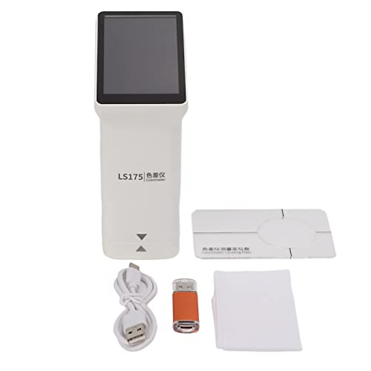 Color Difference Tester, 20mm Measuring Aperture QC Detection ABS High Accuracy Digital Colorimeter LS175 with U Disk for Textile Fabrics