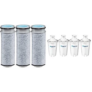 Brita Stream and Standard Water Filter Replacements for Pitchers, Dispensers, and Stream Systems, Lasts 2 Months, Reduces Chlorine Taste and Odor
