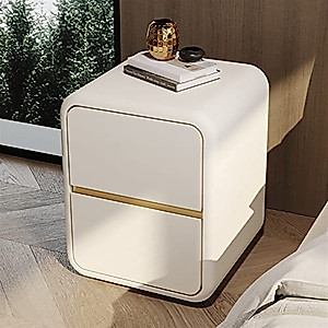 HIGOH Bedside Table Simple Modern Nightstand Mini Bedroom Simple Nightstand