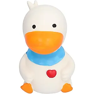 TOPINCN Squeaky Dog Toys, Squawking Latex Chicken Duck Dog Toy, Interactive Squeak Play for Medium Large Dogs, Assorted Colors, Fun Chewing and Fetching