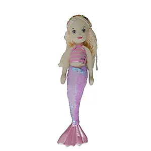 Mermaid Doll Pink Sequins Color | Mermaid Plush | Soft Toy Premium Quality | 18''