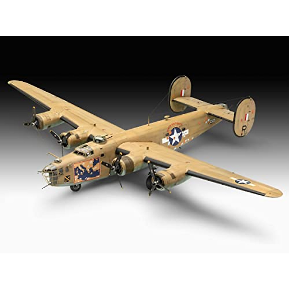 Revell RV03831 03831 B-24D Liberator 1:48 Scale Model Kit, Unpainted