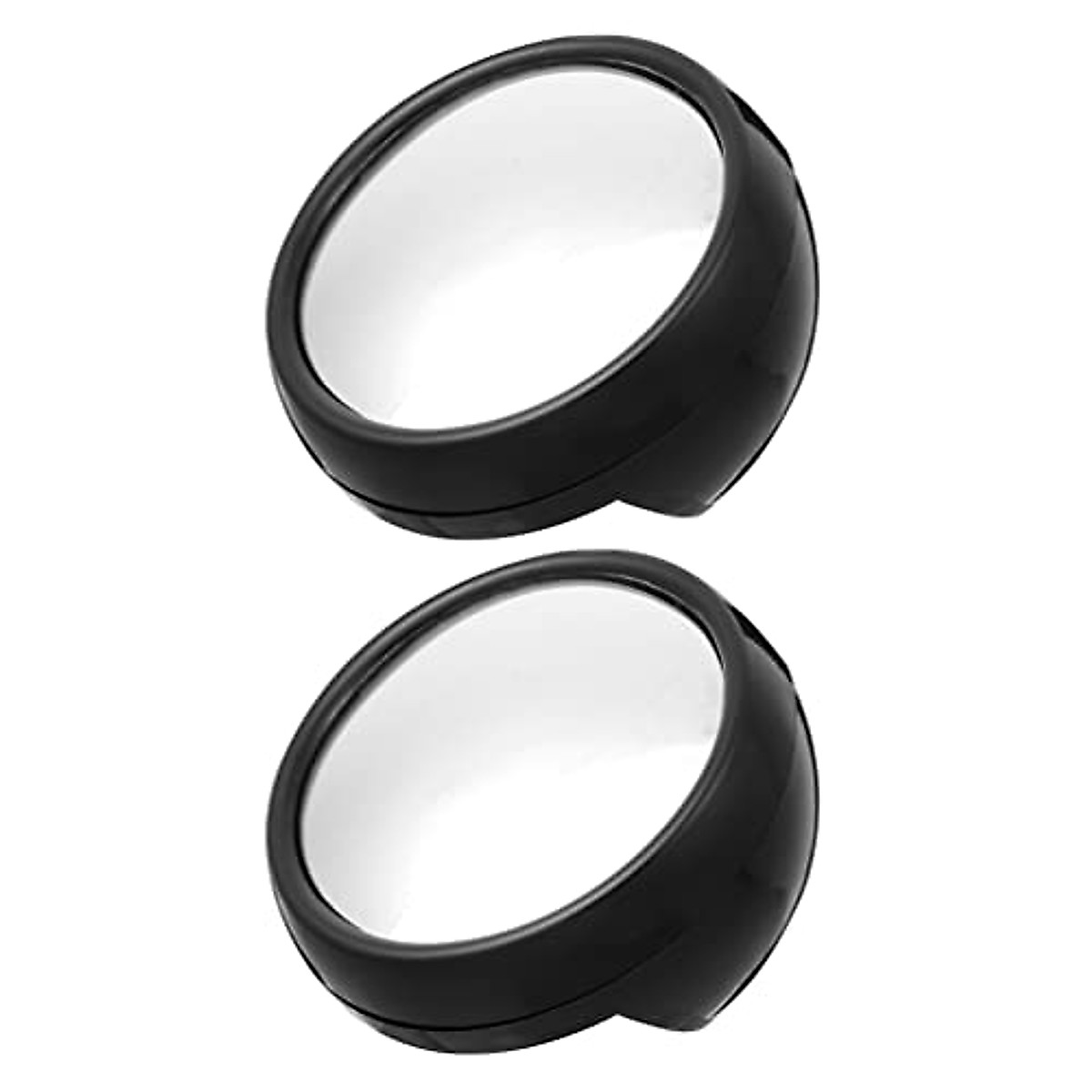 ULTECHNOVO Computer Rearview Mirror Desk Blind Spot Mirror Monitor Round Indoor Security Mirror for Office 2pcs