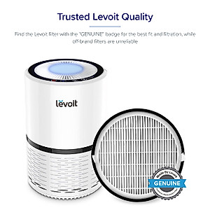 LEVOIT LV600S Smart Warm and Cool Mist Humidifiers for Home Bedroom Large Room & LV-H132 Air Purifier Replacement Filter, 3-in-1 Nylon Pre-Filter, HEPA Filter
