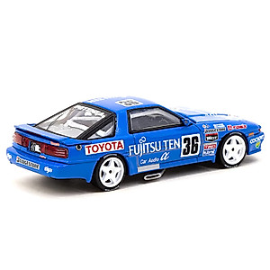 Supra Turbo (MA70) RHD (Right Hand Drive) Japanese Touring Car Championship (1990) "Hobby64 1/64 Diecast Model Car by Tarmac Works T64-064-90JTC36