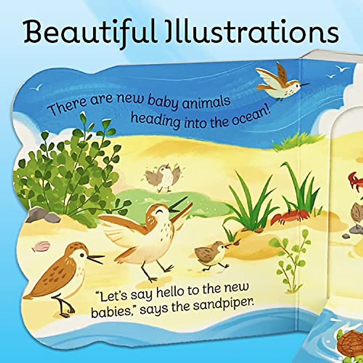 Babies in the Ocean- A First Lift-a-Flap Board Book for Babies and Toddlers (Babies Love)
