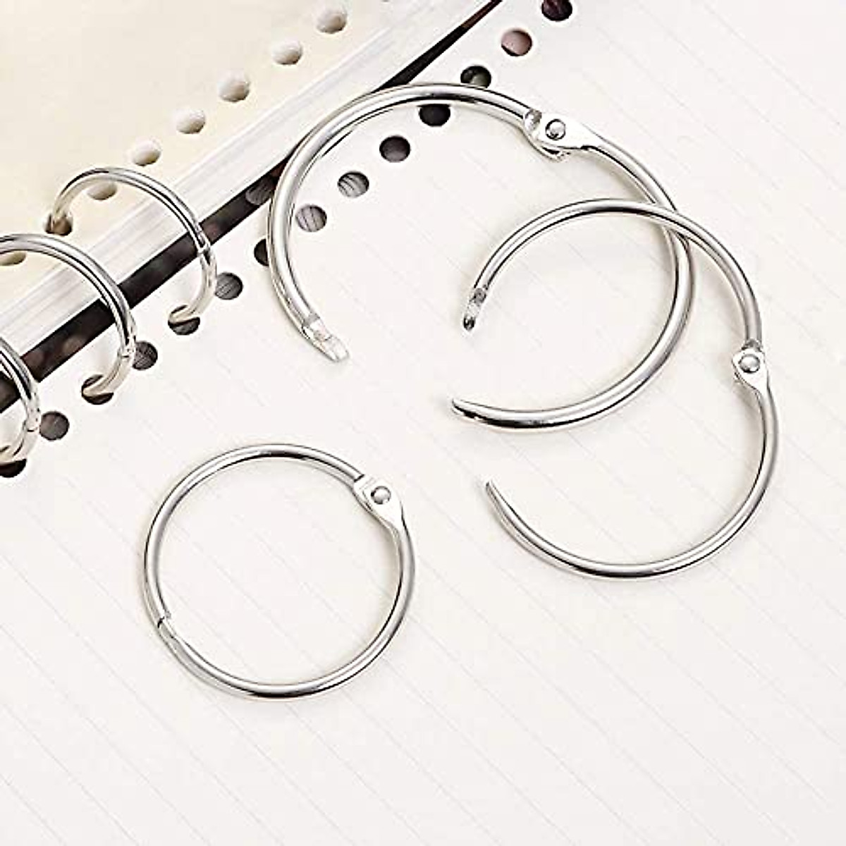 1.5" Metal Book Rings 01438-10 Rings