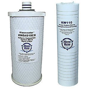 KleenWater Brand FIlter, Compatible with Selecto Scientific 109-0010 (101-230, 101-290) Compatible Filter Set for MF 5/600 Foodservice System