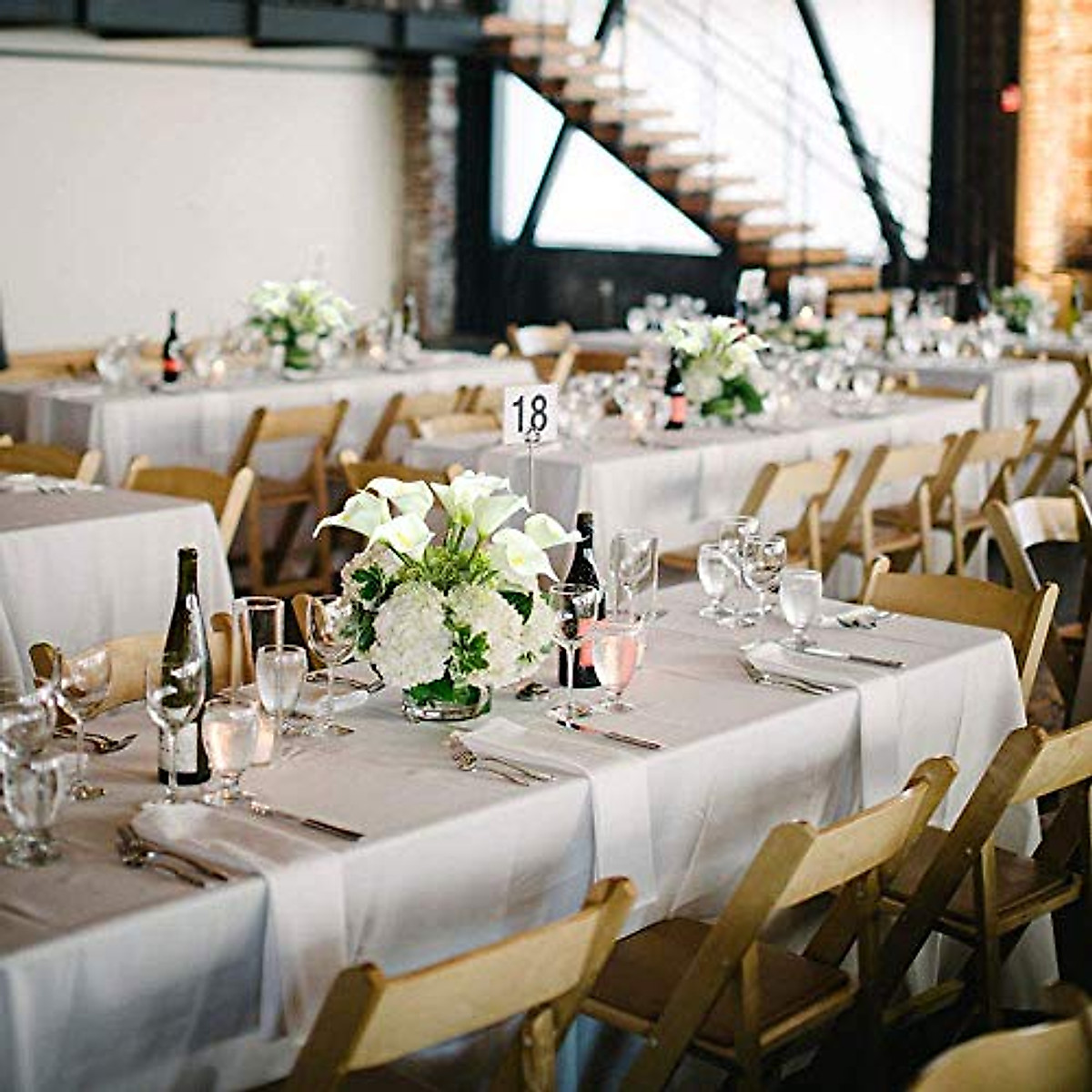 Veryhome 20pcs Artificial Calla Lily Flowers White for DIY Bridal Wedding Bouquet Centerpieces Home Decor (White)