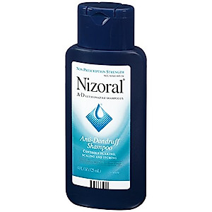 Nizoral A-D Anti-Dandruff Shampoo with Ketoconazole 1%, Dry Itchy Scalp Shampoo for Dandruff Control & Relief, 4 fl. oz