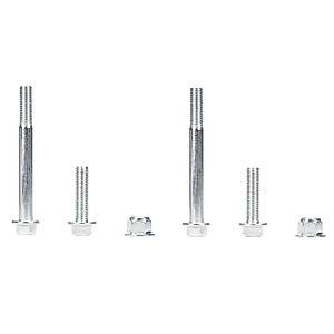 Chunle Front Recovery Tow Hooks Shackles Replacement for 2007-2018 Chevrolet Silverado GMC Sierra 1500, 2019 Chevy LD & Limited, Pair of Towing Hook Shackle Replaces# 84072463 （Black）