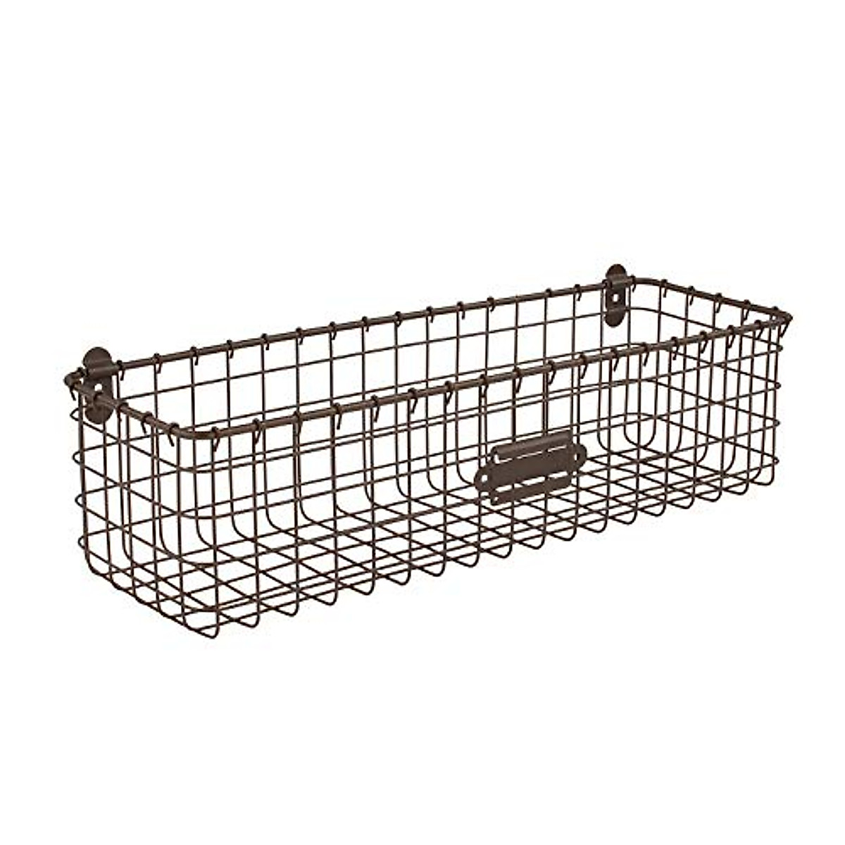 Spectrum Diversified Vintage Wall Mount Basket, Bronze, 2 Ounce