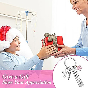 Ouligay Nurse Keychain Nurse Gifts for Women Thank You Keychain Nurse Appreciation Keychain Nurse Practitioner Gifts Nurse Graduation Gifts Nurses Week Gifts Medical Assistant Gifts Nurse