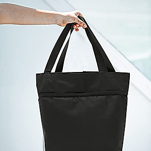 Collapsible Trolley Bag Folding Shopping Bag with Wheels Foldable Grocery Bag Laundry Bag