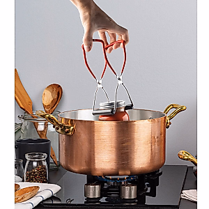 HIC Kitchen Canning Jar Lifter Tongs for Pressure Canner and Water Bath Canning, Fits all Canning Jar Sizes