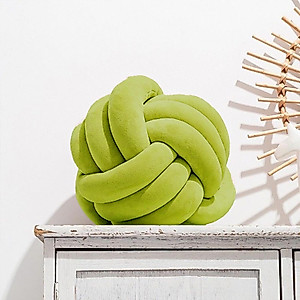 Velvet Chunky Bulky Giant Arm Knitting Yarn - Super Soft Tubular Weight Jumbo Yarn for DIY Crochet Hand Knitting Blanket, Pet Bed, Rugs, Pillow, Handbag (2.2LB - Green)