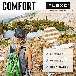 Flexd - Freestyle Adhesive Patches (30 Pcs) - Libre Adhesive Patch Covers for CGM - Tan