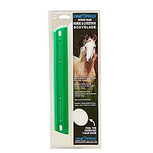 One Pass Horse & Livestock Body Blade, Sweat Scraper