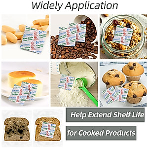 Wisesorb Oxygen Absorbers for Food Storage 300CC 100 Packets, Food Grade Oxygen Absorbers, O2 Absorbers Food Grade for Food Storage