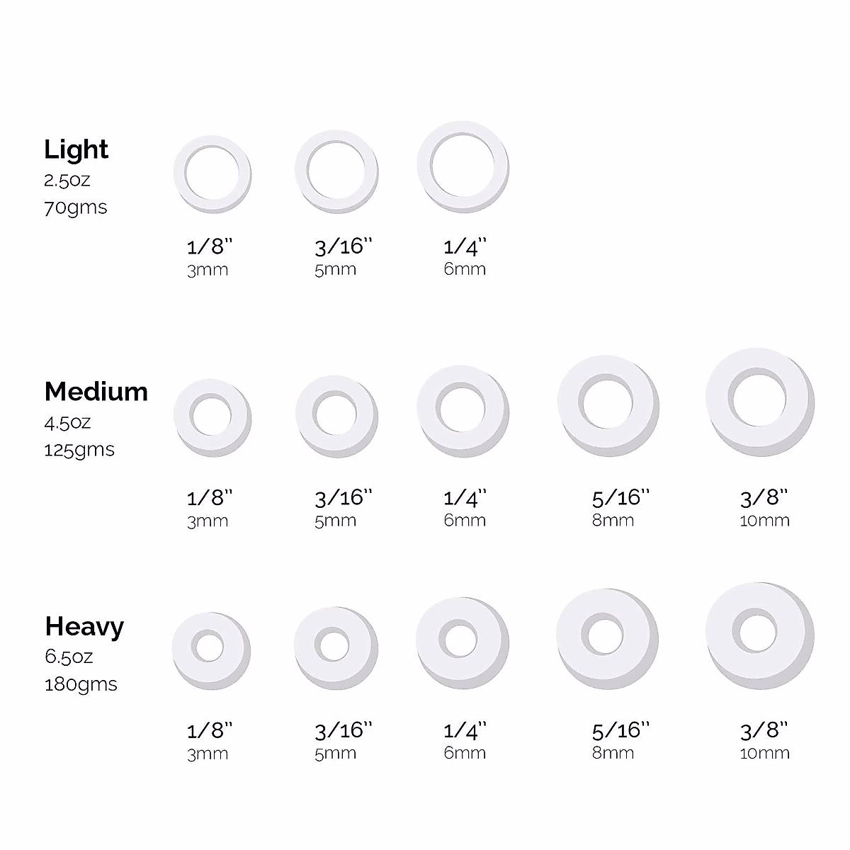 JMU Orthodontic Elastics 3/16 Medium, 500 pack Intraoral Rubber Bands Latex Free Dental Rubber Bands Made in USA