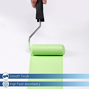 Bates- Foam Paint Roller Covers, 10 Pack, 4 Inch, Paint Roller 4 Inch, High Density Foam Roller Paint Covers, 4 Inch Paint Roller, Paint Rollers 4 Inch, Foam Paint Roller 4 Inch Foam Roller