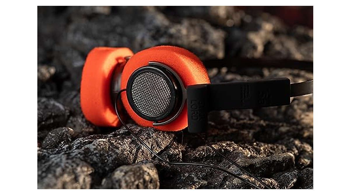 Xcoser Star Headphones - Handmade Orange Hi-Fi Stereo