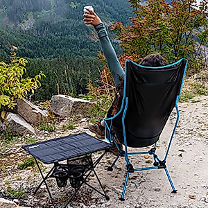 G4Free Lightweight Portable High Back Camp Chair, Folding Lawn Chair Heavy Duty 330lbs with Headrest & Pocket for Outdoor Beach Picnic Travel Hiking