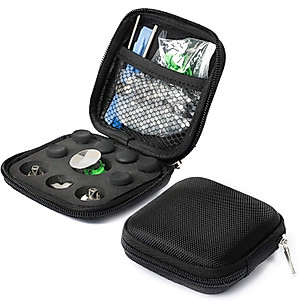 Magnetic Thumbsticks & Adjustable D-Pads & ABXY Button Replacement Parts for PS4 Controller, Z&Hveez 31 in 1 Magnetic Button Kit for PS4 Slim, PS4 Pro, Playstation 4 Controllers