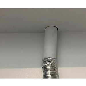 BlueNatHxRPR 4 inch x 65 feet Thickness 4.0 mil/0.1mm Aluminum Foil Tape Aluminum Air Duct Tape Professional Adhesive Aluminum Foil Tape for HVAC Pipe Repairs or More