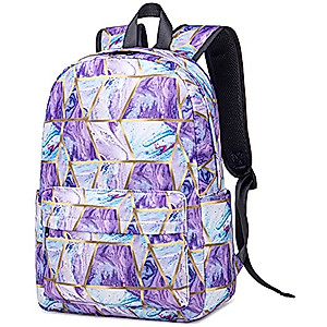 Bluboon Teen Girls School Backpack Kids Bookbag Set with Lunch Box Pencil Case Travel Laptop Backpack Casual Daypacks