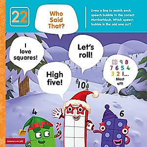 Numberblocks Christmas Sticker Activity Book