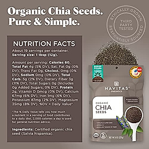 Navitas Organics Chia Seeds (8oz)