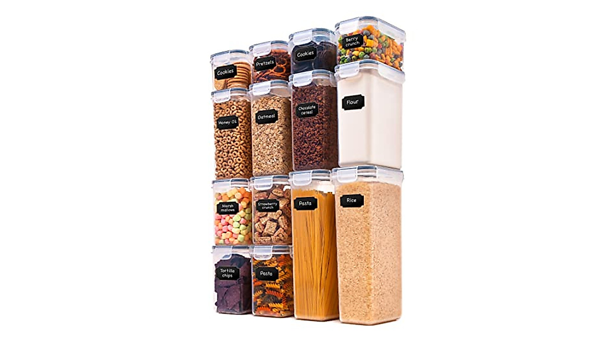 Cheer Collection Airtight Food Storage Containers Set of 14