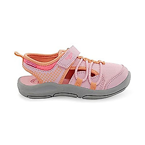 OshKosh B'Gosh Girls Marina Sandal, Pink/Multi, 7 Toddler
