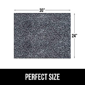 Gorilla Grip Quick Dry Waterproof Under Sink Mat Liner, Slip Resistant, Non-Adhesive, Absorbent Mats for Below Sinks, Durable Shelf Liners to Protect Cabinets, Machine Washable, 24x30, Charcoal