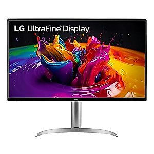 LG Ultrafine Monitor (32UQ750) – 31.5 inch UHD 4K HDR Monitor, HDR10, 144Hz from HDMI 2.1, USB Type-C (PD 65W), AMD FreeSync, Maxxaudio, White