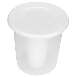 Ice Bucket Reusable Shaved Clear Shaved Ice Cup for Ice Bucket Refillable Making Model with Lid