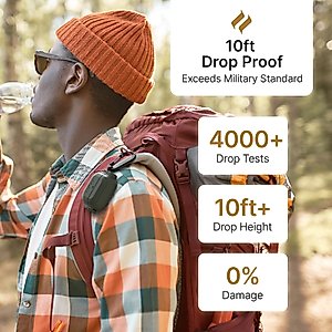 Catalyst Airpods 3rd Generation Case, 330ft Waterproof Total Protection Case for Airpods 3, Shockproof Case for Airpods 3rd Generation, Durable Protective Case for Airpods 3 with Carabiner