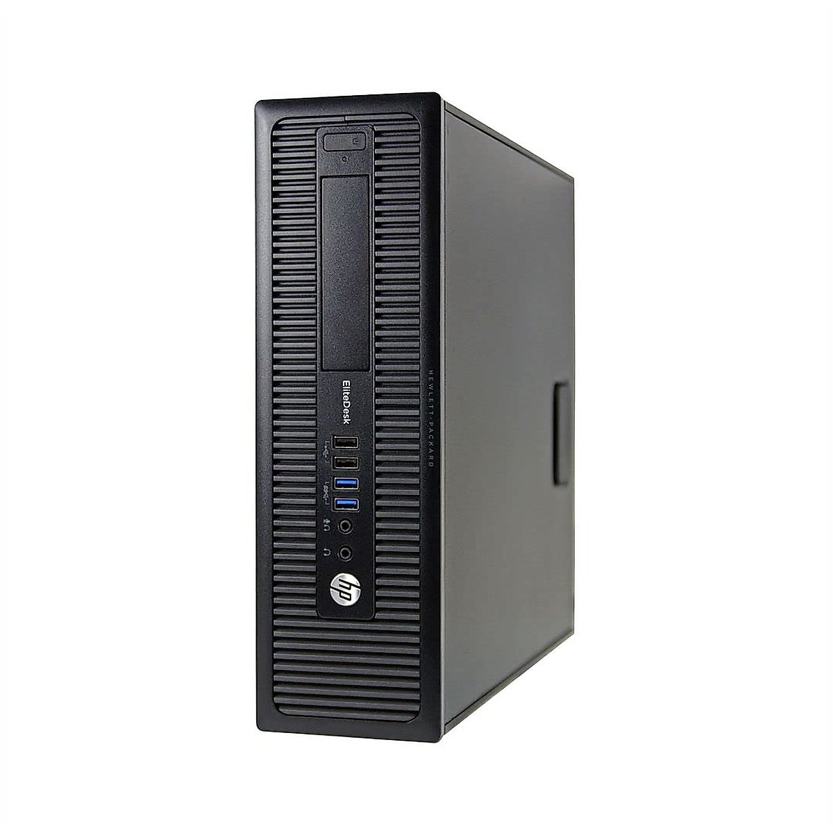 HP Refurbished EliteDesk 800 G1 SFF Desktop Computer Package, i5-4590 Processor, 24 inch Monitor,16GB RAM, 256GB SSD,WiFi,Bluetooth,Wireless Keyboard Mouse(Renewed)