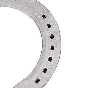Aluminum Alloy Horseshoe, Horse Riding Tool, Sturdy Horseshoe Accessories, for Horse & Racing(No. 4)