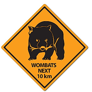 Australia Wall Decorations 4 Outback Street Signs 4 Australian Road Signs - Accents for a Unique Aussie Vibe Featuring Boomerang Kangeroo Koalas Sydney Melbourne