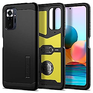 Spigen Tough Armor [Extreme Protection Tech] Designed for Redmi Note 10 Pro Case/Designed for Redmi Note 10 Pro Max Case (2021) - Black