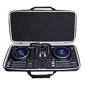 LTGEM EVA Hard Case for Numark Mixtrack Pro FX – 2 Deck DJ Controller - Protective Carrying Storage Bag (Not Compatible Other Model)