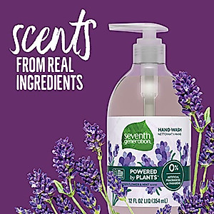 Seventh Generation Hand Soap, Lavender Flower & Mint, 12 oz, 8 Pack (Packaging May Vary)