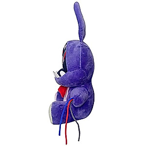 Plush Toy Withered Purple Bunny Fan Made Teddy Bear Bonnie Plush, Game Toy Gift Animal plushie, 11in