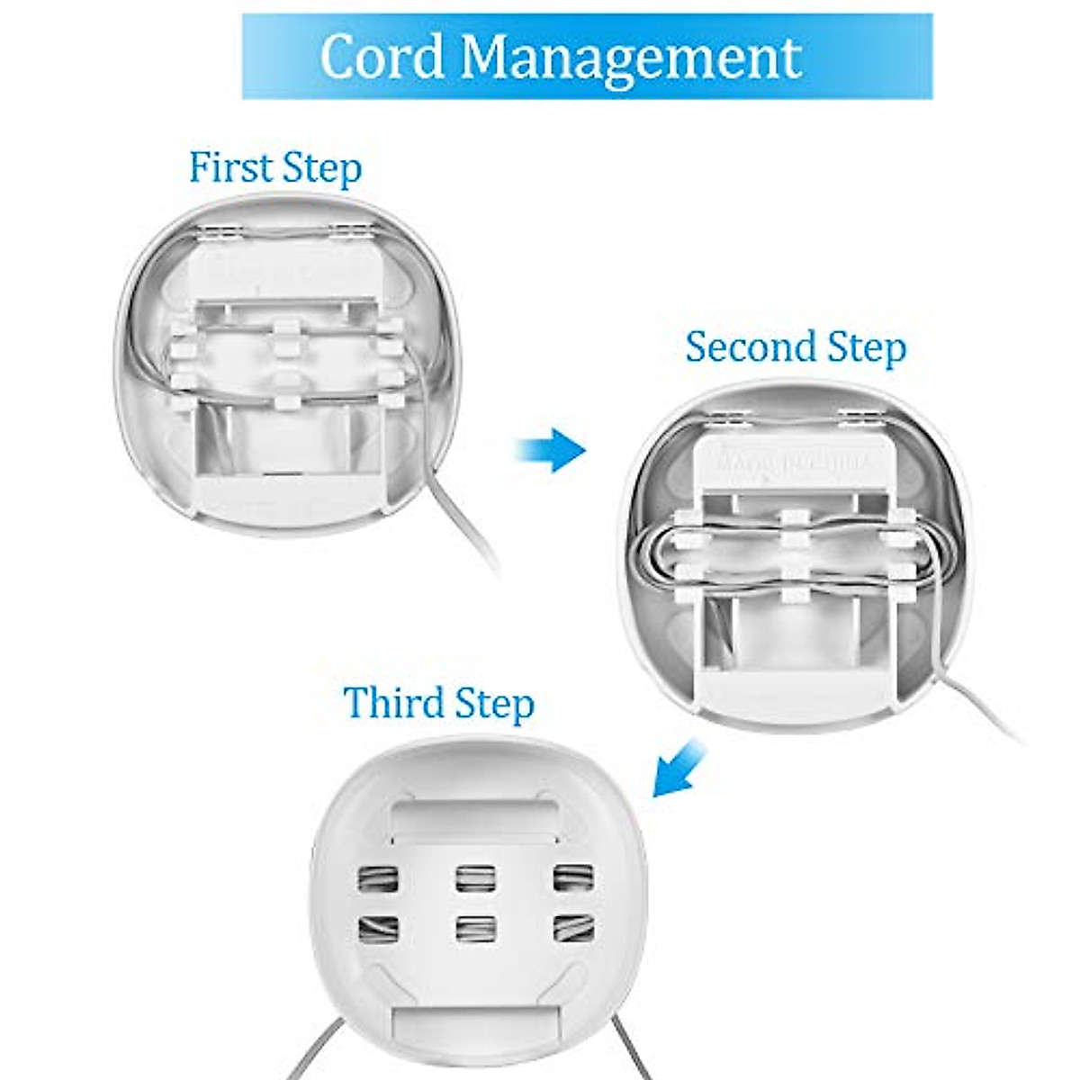 STANSTAR Wall Mount for TP-Link Deco M4/S4 Whole Home Mesh WiFi System, Sturdy Wall Mount Bracket, Cord Management Holder for Deco M4/E4/P9/S4 Without Messy Wires (2 Pack)