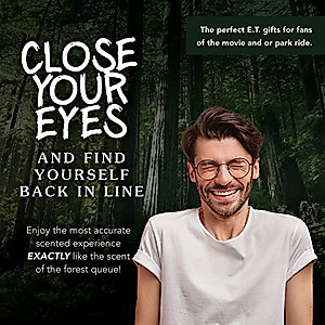 Park Scents ET Extra-Terrestrial Adventure Candle Soy, Handmade in The USA Accurate Smell Like The Scent of The Forest Queue at E.T. Ride Universal Studios Orlando E.T. Merchandise (8 oz. Tin)