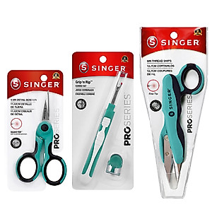 SINGER ProSeries Sewing Kits with Sewing Tools (Scissors & Seam Ripper Bundle)