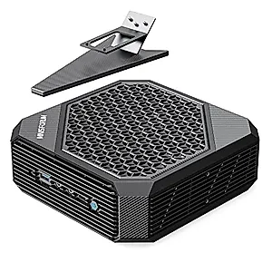 MINISFORUM Neptune Series HX99G Mini PC AMD Ryzen 9 6900HX Desktop Computer, DDR5 32GB RAM+1TB SSD, 2X HDMI & 2X USB4 Quad Outputs, AMD Radeon RX 6600M Discrete Graphics Small PC
